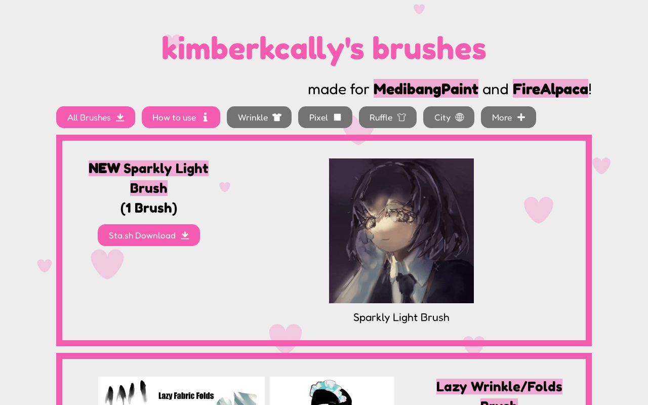 kimberkcally's brushes